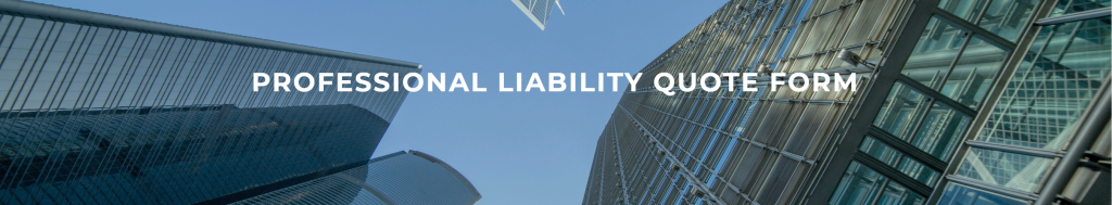 Professional Liability Quote Form | Oracle RMS